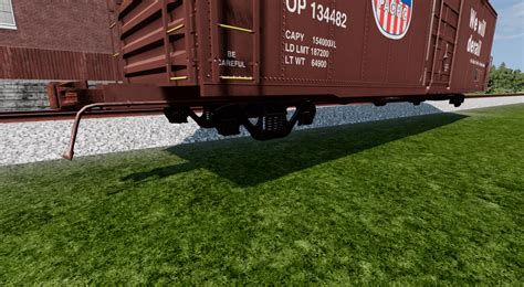 50ft Boxcar Can Someone Fix The Wheels They Do Not Exist On My End