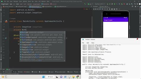 Android Java Project To Download Random Image From Unsplash Using Ok And Picasso Library Youtube