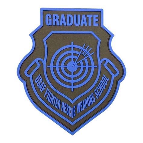305 Rqs Usaf Fighter Rescue Weapons School Graduate Pvc Patch 305th Rescue Squadron Patches