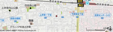 東京都杉並区上井草1丁目26 4の地図 住所一覧検索｜地図マピオン