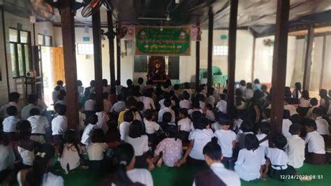ဂွမြို့ ရဟိုင်ကူးတို့ကျေးရွာတွင် အခြေခံဗုဒ္ဓဘာသာယဉ်ကျေးမှုသင်တန်းဖွင့်လ