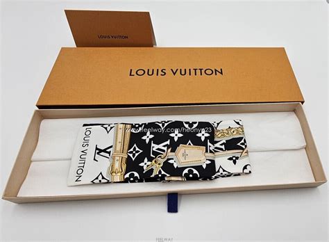 Louis Vuitton 머플러 스카프 루이비통 스카프 모노그램 컨피덴셜 방도 M78656 용 풀셋 원래 명품은 필웨이 Feelway