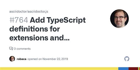 add typescript definitions for extensions and converters · issue 764