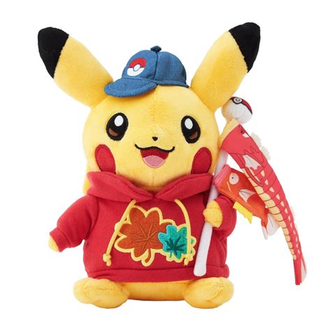 Plush Pikachu And Carp Streamer Pokémon Center Hiroshima Meccha Japan