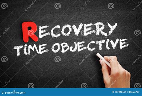 Recovery Time Objective Stock Illustration 47634316