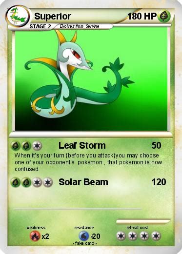 Pokémon Superior 23 23 Leaf Storm My Pokemon Card