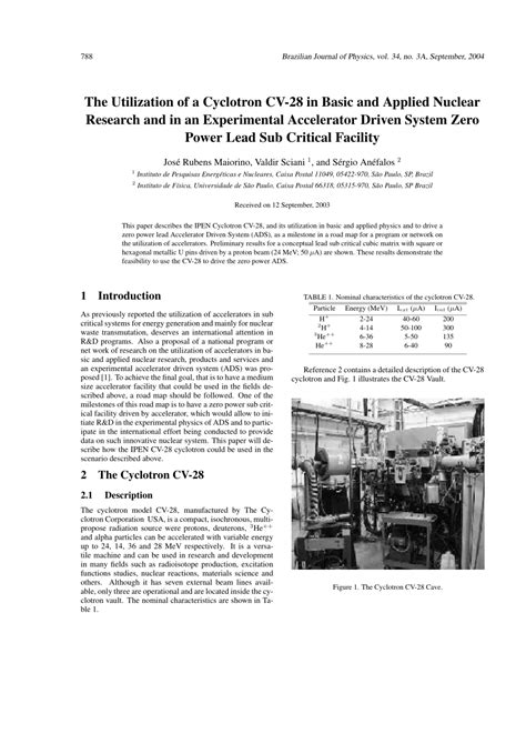 pdf the utilization of a cyclotron cv 28 in basic and applied nuclear
