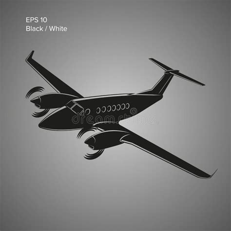 Twin Engine Air Plane Stock Illustrations 524 Twin Engine Air Plane