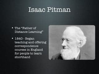 The History Of Distance Learning Ppt