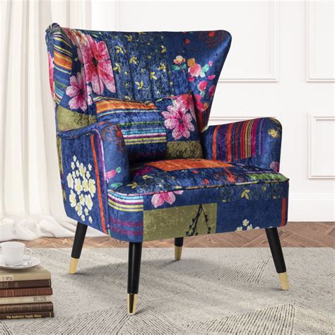 Patchwork Accent Chairs Page 2 Stunning Chairs