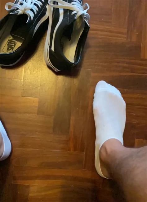 Sweaty Feet In Vans And Socks After A Long Day
