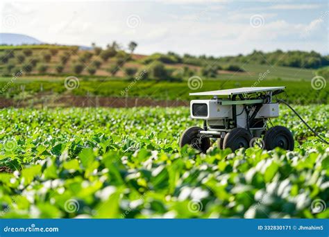 Agriculture By Robot Robotic Hand Planting Collecting Plants And Fruits Ai Generated Royalty