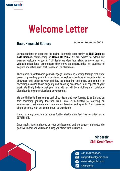 Himanshi Rathore On Linkedin Datascience Internship Skillgenie