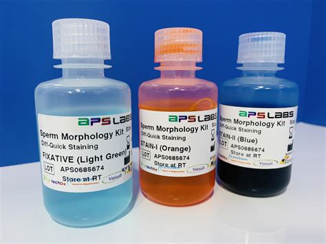 Sperm Morphology Kit Diff Quick 50ml 3 Aps Labs
