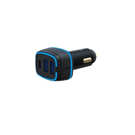 Devia Extreme Speed Dual Usb Type C Full Compatible Fast Car Charger W Black Ea Otc Lk