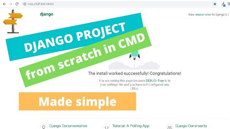 Starting Django Project From Scratchmade Simple Youtube