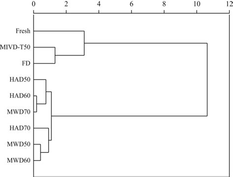 Cluster Analysis Of Antioxidant Quality Of Different Drying Methods