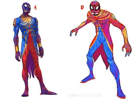 Spider Man Pavitr Prabhakar Spider Verse Spiderman Poses Spiderman