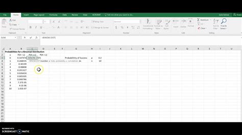 Binomial Distribution Examples Excel At Laura Mcbee Blog