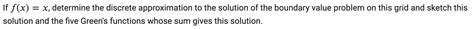 Solved If F X X Determine The Discrete Approximation To Chegg Com