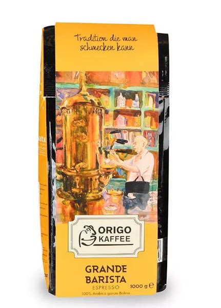 Кофе в зернах ORIGO Grande Barista Espresso 1 кг Германия - купить с ...
