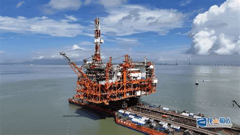 海油工程西江30 2b平台上部组块完工装船 龙de船人