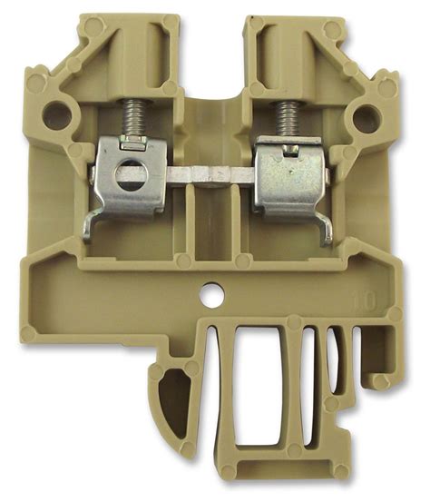 027966 Sak 2 5 Weidmuller Din Rail Mount Terminal Block 2 Ways 26 Awg