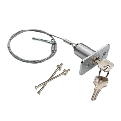 Emergency Release Lock Kit Emergency Disconnect Release Key Lock With 2 Keys Garage Door