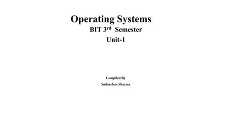11 Introduction To Operating System Pptx