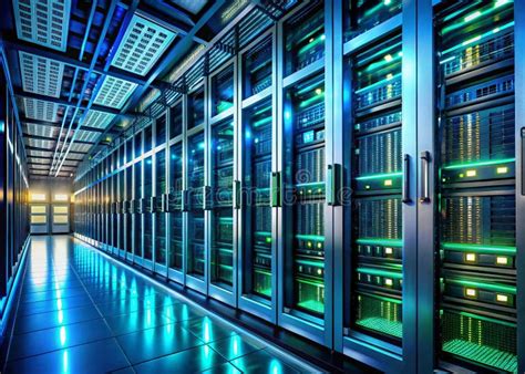 Industrial Chic Server Rack Design For Data Center Technology A Modern