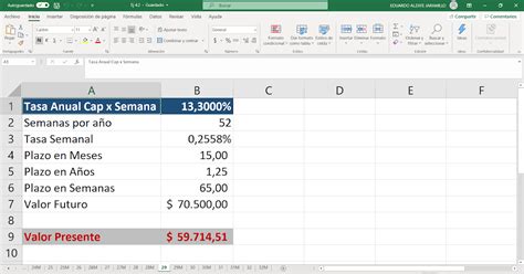 Finanzas Excel Vba Sql Y Algo Más Matemática Financiera Ejercicios 42 Problema 29