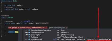 Getting A Ref Return Value Using Propertyinfo · Issue 24520 · Dotnetruntime · Github