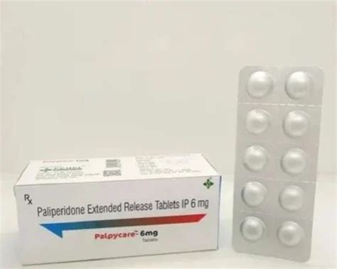 Paliperidone Er 3 Mg Tablet At ₹ 80 Stripe Paliperidone Api In