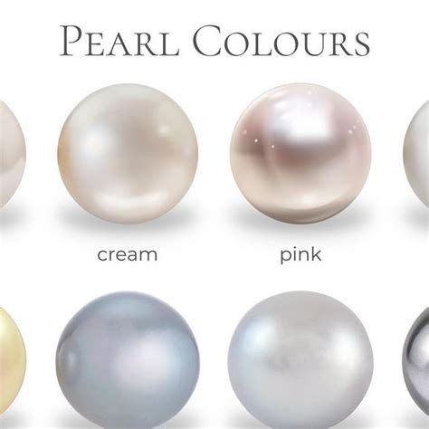 Diamond Buzz On Instagram Pearl Colours Pearls Come In A Variety Of