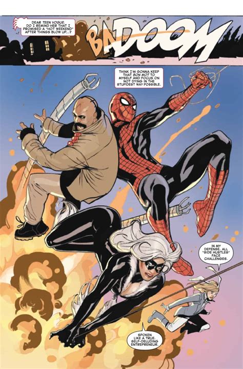 Someone Tries To Kill Spidey And Black Cat In The Amazing Spider Man Comic Watch
