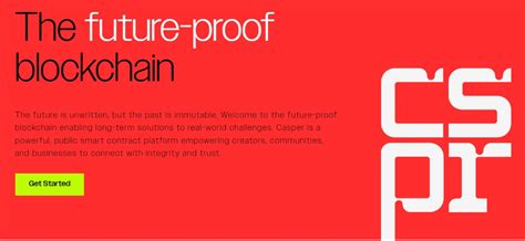 Casper Cspr A Comprehensive Overview