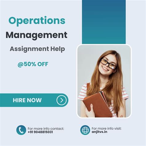 Best Operations Management Assignment Help 50 Off
