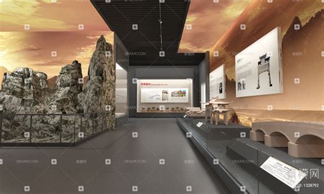 博物馆 展示台 文物3D模型 现代VR有灯光有贴图MAX2016博物馆 展示台 文物3d模型下载 ID1328792 免费3Dmax模型库