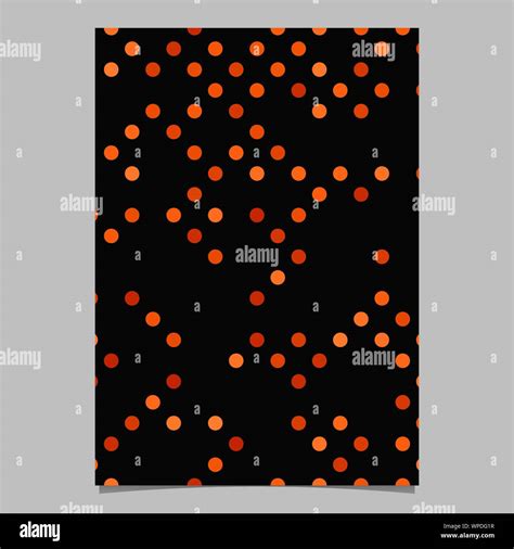 Red Abstract Dot Pattern Brochure Background Vector Stationery Template Design Stock Vector