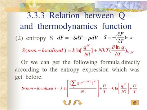 Ppt Statistical Thermodynamics Understanding Partition Function