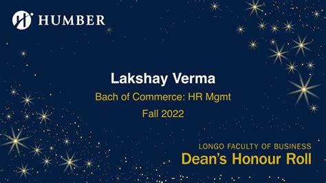 Lakshay Verma On Linkedin Humbercollege Humanresources