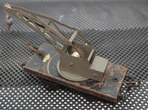 VINTAGE HORNBY 0 Gauge Crane Missing Set Of Wheels 4 99 PicClick UK