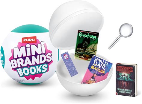 Mini Brands Books Capsule By Zuru Real Miniature Book Brands Collectible Toy