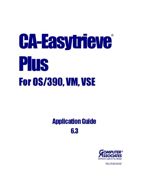Easytrieve Manual Pdf