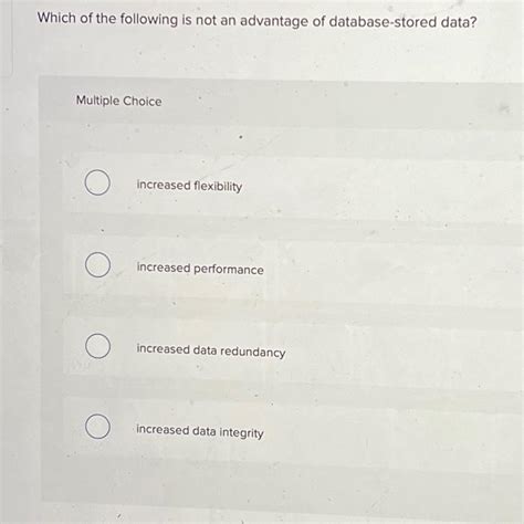 Solved Which Of The Following Is Not An Advantage Of Chegg