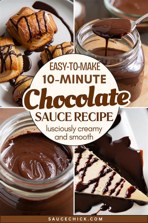 Chocolate Sauce Recipe Decadent Homemade Dessert Sauce Recipe