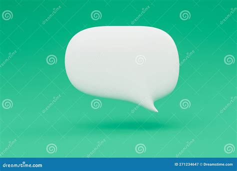 Floating Chat Symbol For Smartphone Application On Orange Background