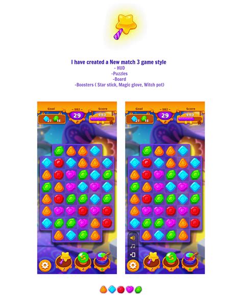 Game UI Artwork Match Behance