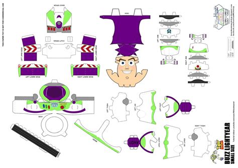 Printable Buzz Lightyear Papercraft Printable Papercrafts Printable