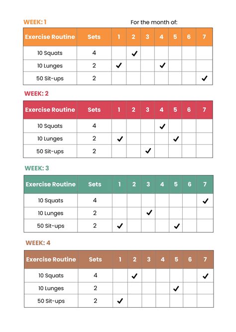 Editable Exercise Templates In Pdf To Download